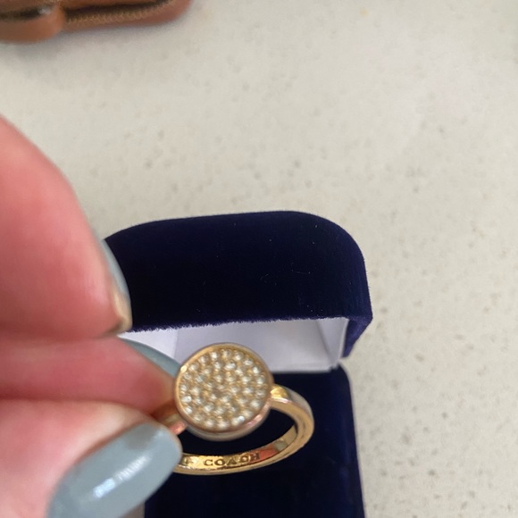 Coach | Jewelry | Coach Gold Tone Ring | Poshmark